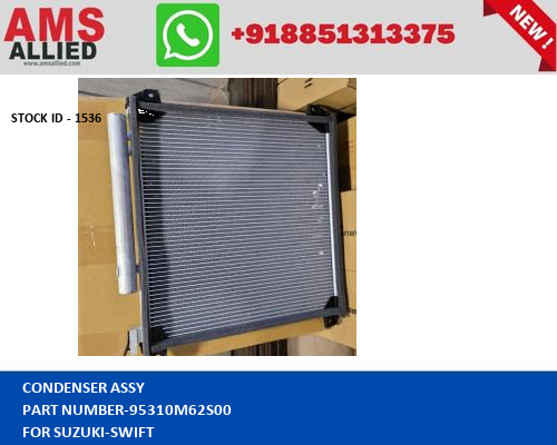 CONDENSER ASSY for SUZUKI SWIFT CONDENSER ASSY 95310M62S00 STOCKID 1536 ...